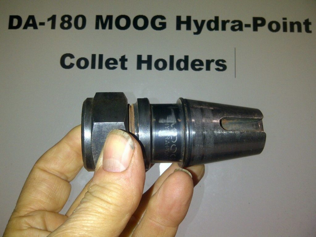 10 Collet holders, DA-180, Hydra-Point MOOG, v.g. condition, with ...