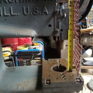 5 Ton Punch Press, Deep Throat, Rouselle Mod.0G, air controls, 300 SPM ...