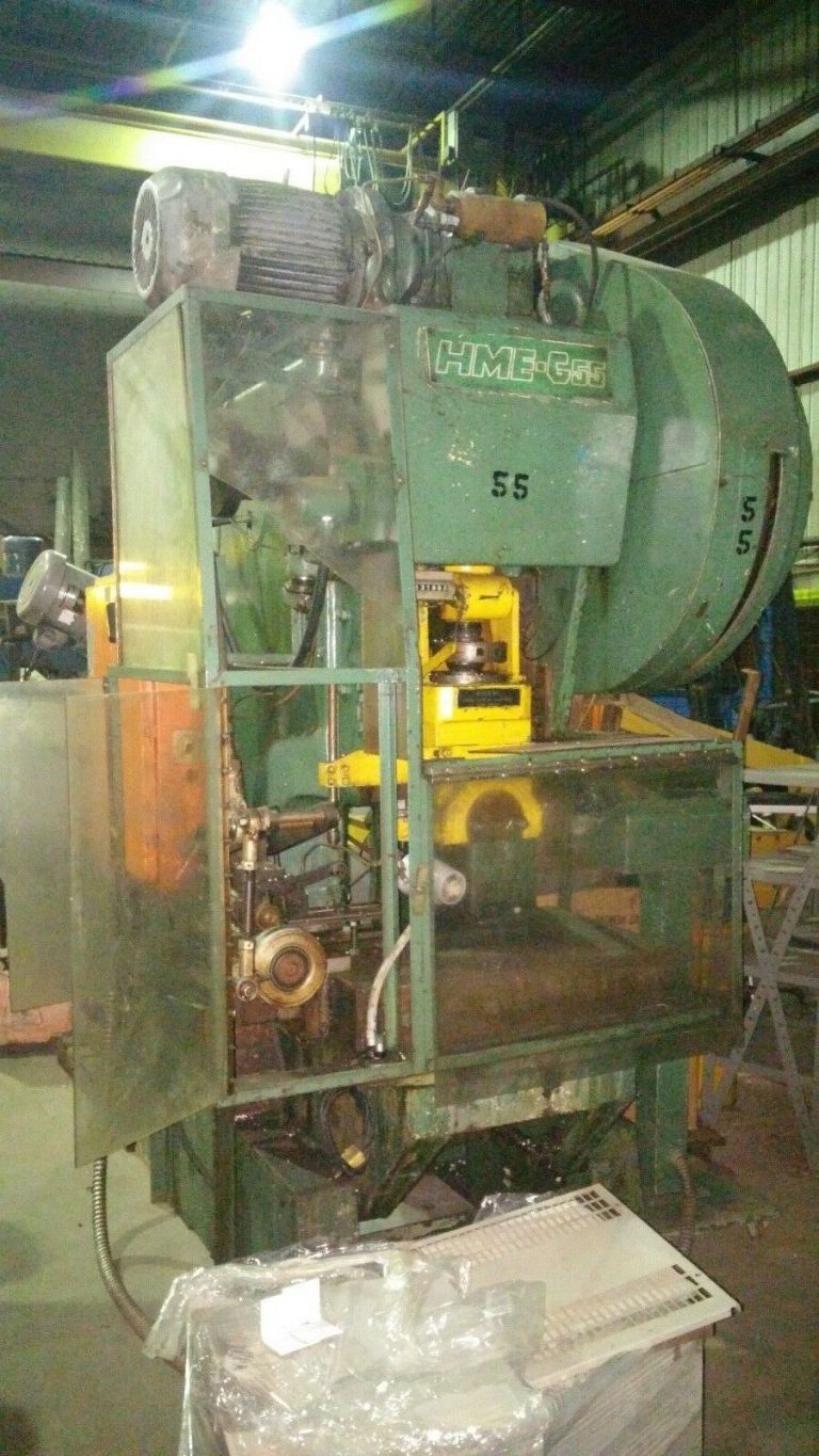 55 ton,Punch Press, HME (Minster), Air clutch variable stroke, great ...