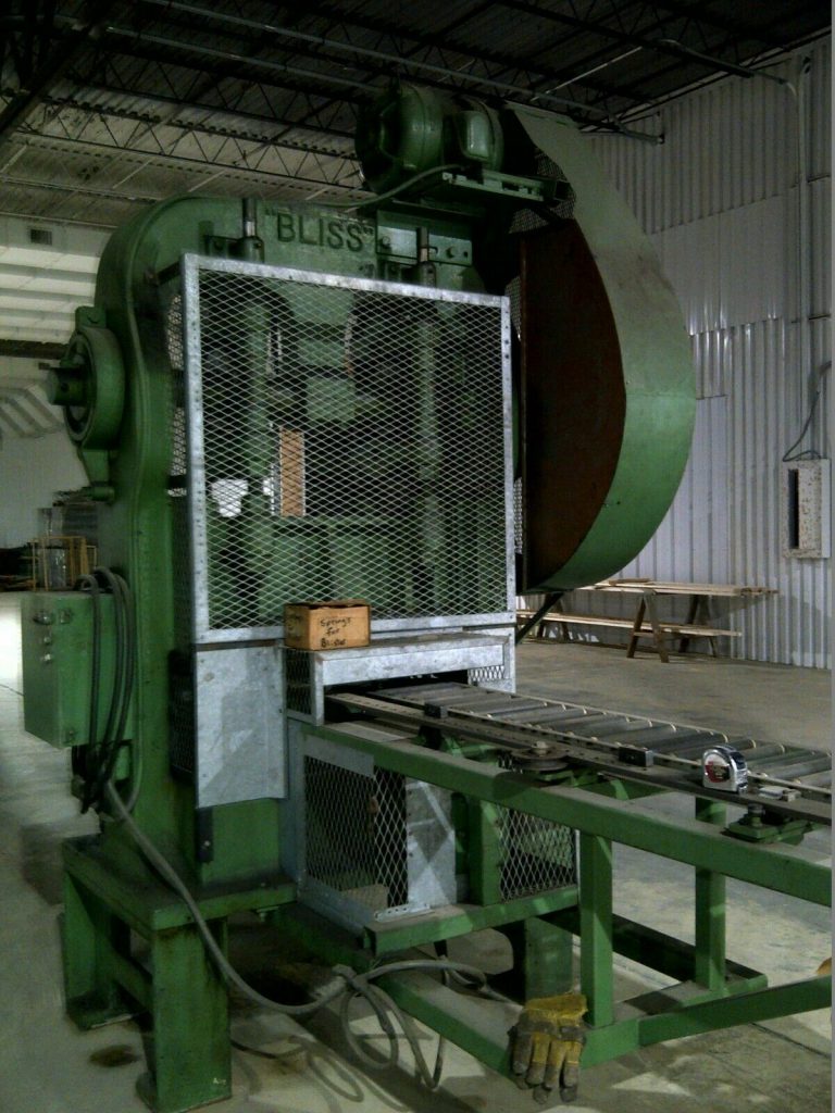 60 ton Bliss mech, power press, SSDC, auto feed, OSHA -OK!, stamping ...