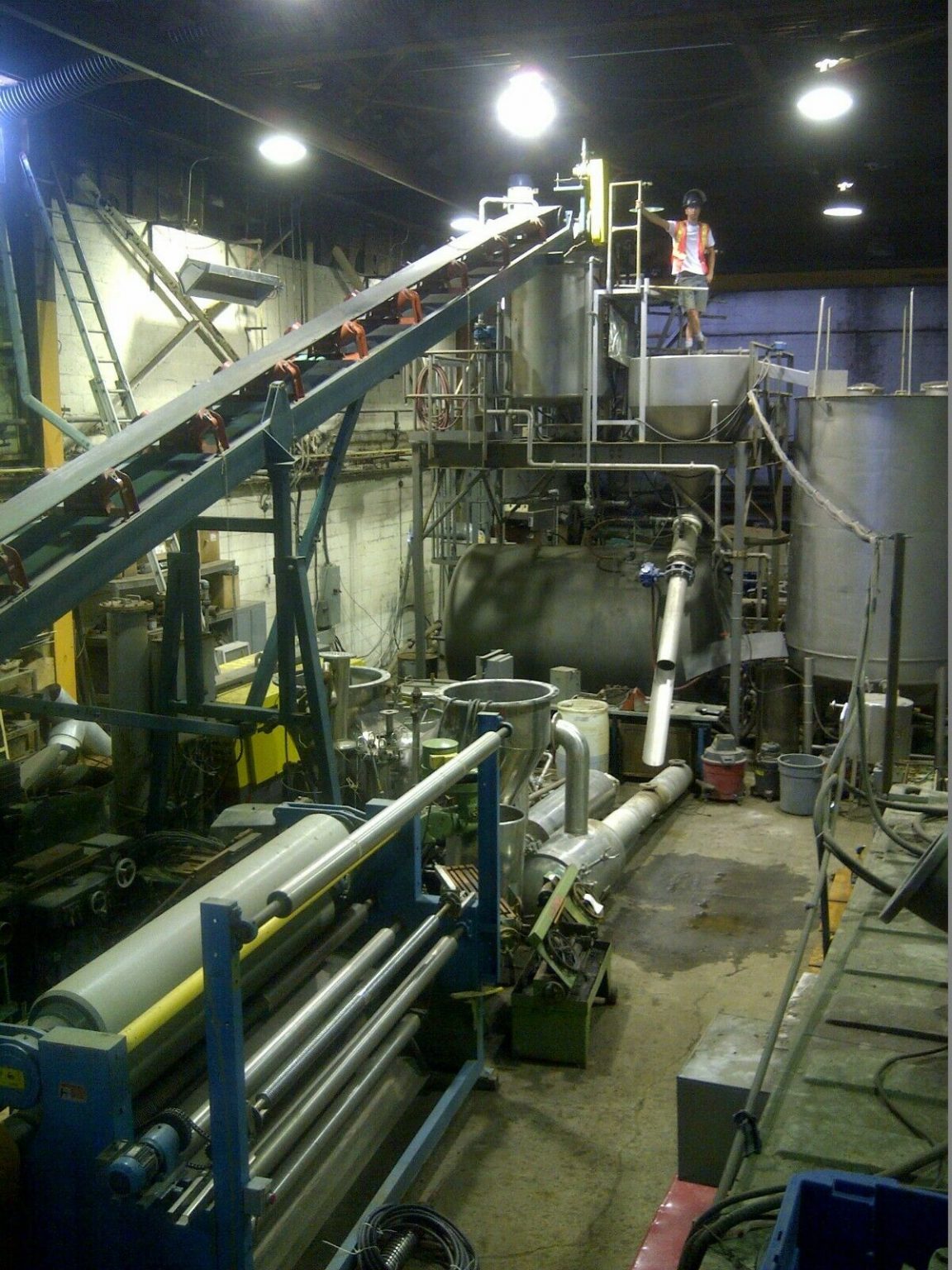 Conveyor Belt V trough 60ft almost zero hours guarantee free loading ...