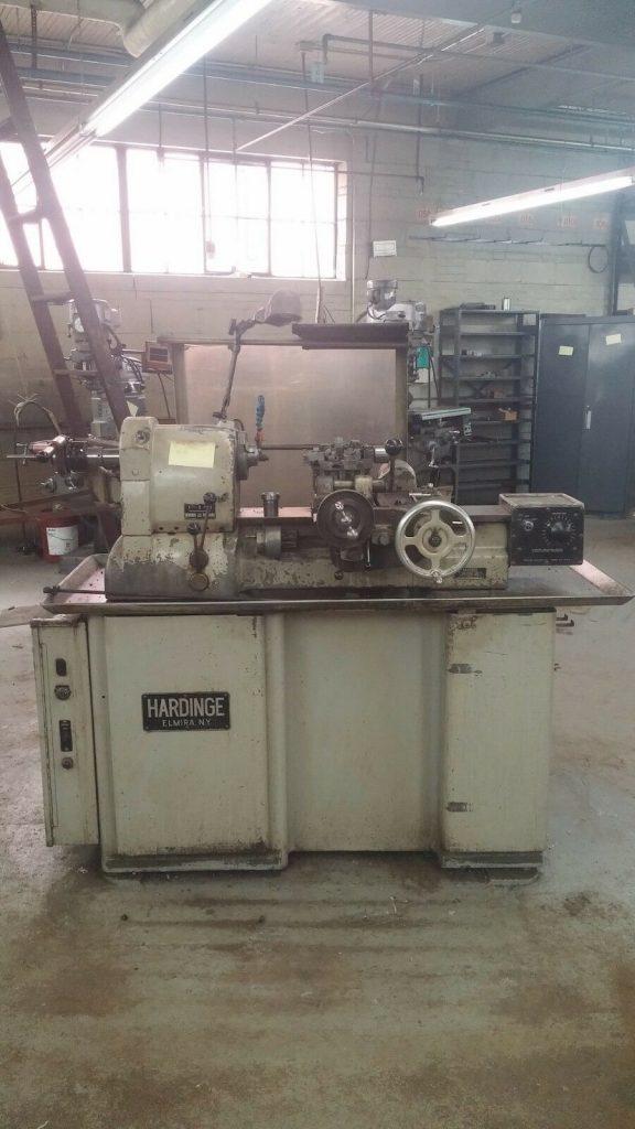 HARDINGE MODEL HC CF PRECISION CHUCKER LATHE, 13", BC 5" Chuck, Collets ...