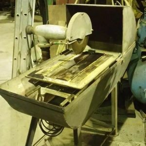 Lapidary Saw, Stone, Glass, Ceramic, 12" blade, 24" x 14" Table ...