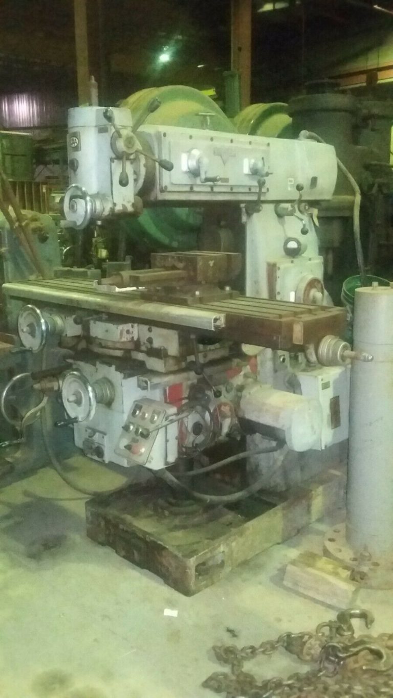 Milling machine, Hor. & Vertical, "Varnamo FU-3 with motorized overarm ...